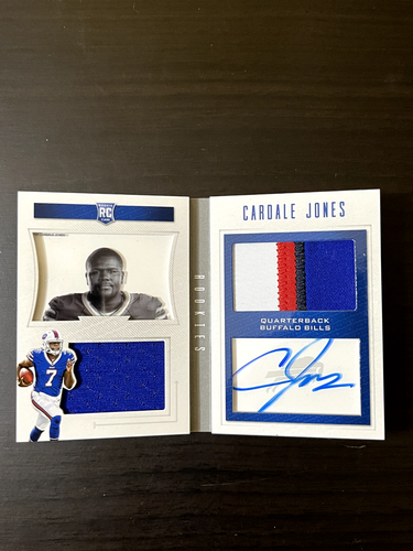 Cardale Jones 2016 Playbook Rookie Booklet Jersey Autograph /75 #131 RC ...