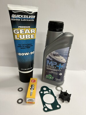 SERVICE MAINTENANCE KIT 2.5HP MARINER F2.5 4 Stroke Outboard Engine Oil ...