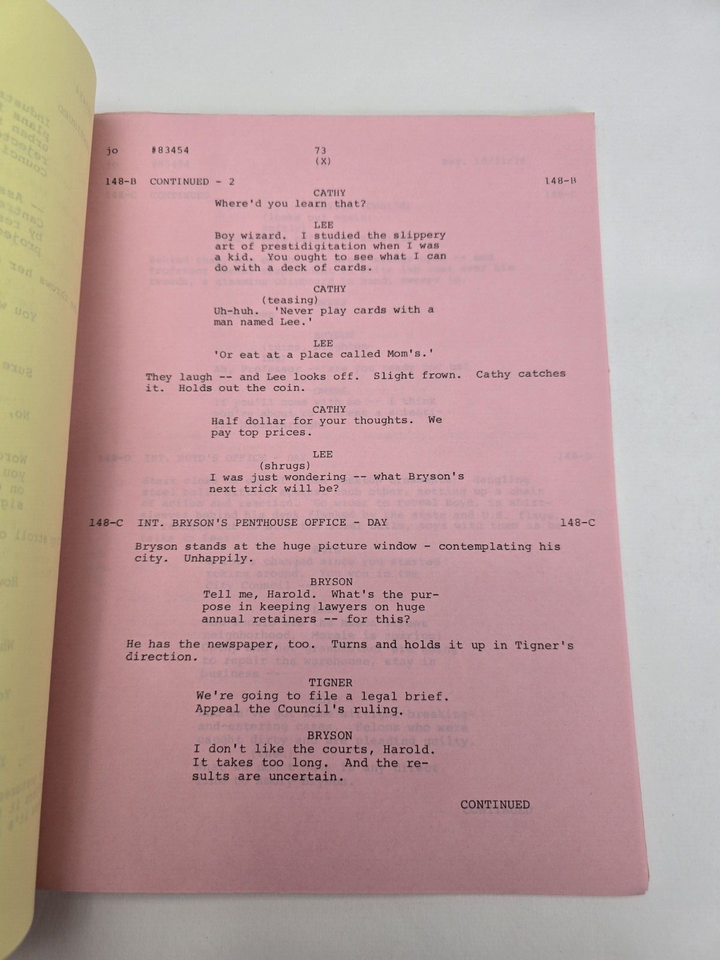 SAMURAI / Jerrold L. Ludwig 1979 TV Movie Screenplay, Joe Penny & Dana Elcar | eBay