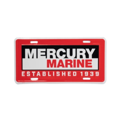 New Mercury License Plate/Red-Est. 1939 | eBay