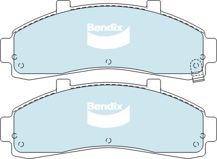Bendix 4WD Brake Pad Set For Toyota Hilux YN55,YN56,YN58 1.6L,2.0L RWD ...