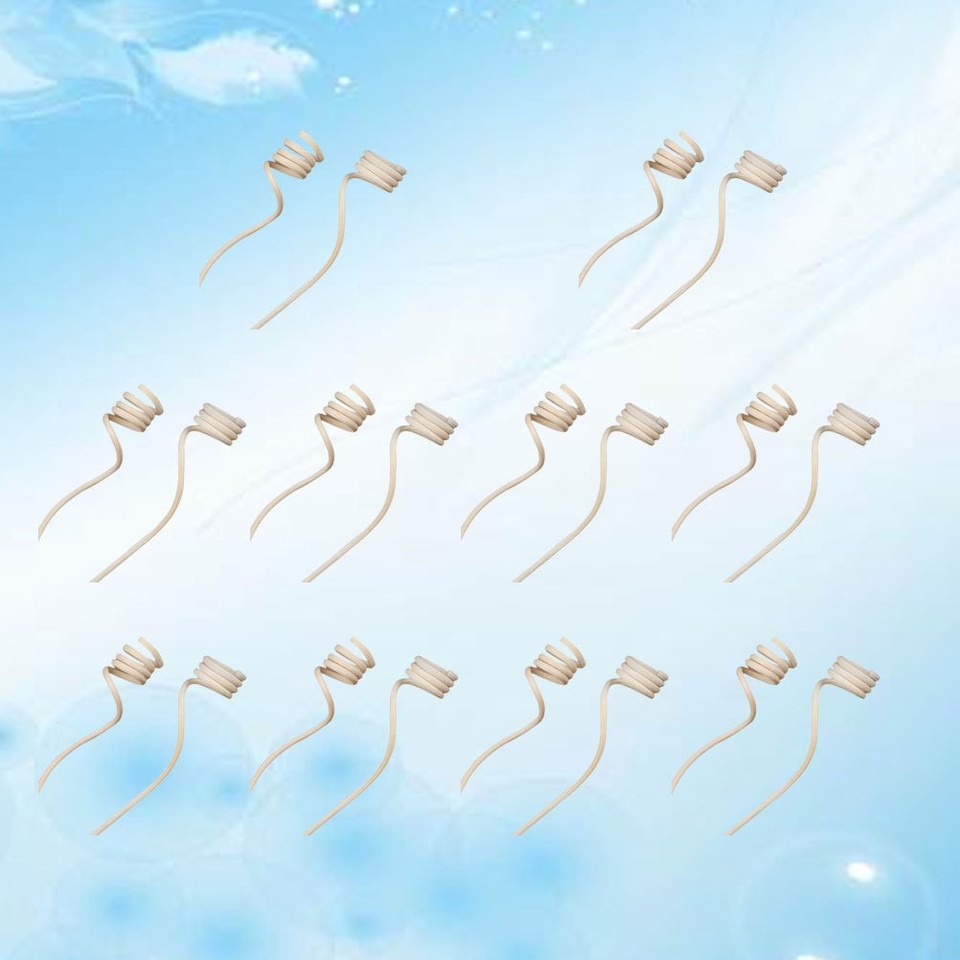 20pcs Rattan Reed Sticks Large Spiral Head Natural Fragrance Reed ...