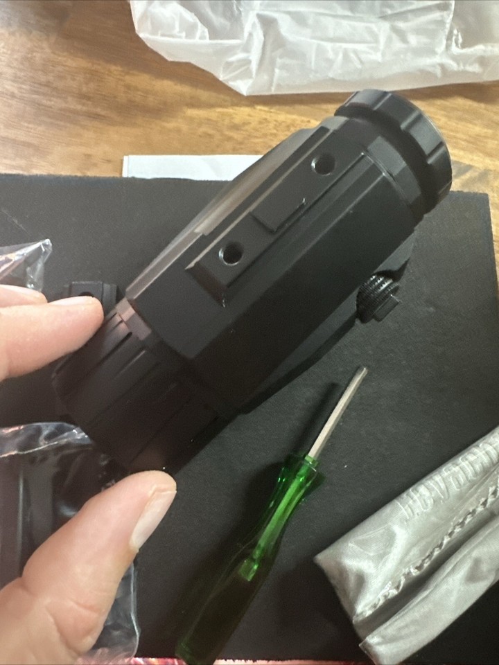 Feyachi M38 5X Red Dot Magnifier Flip to Side Mount Adjustable | eBay