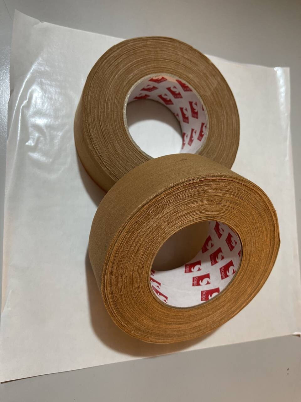 2 Rolls of Genuine Scapa British Army Issue 5cm x 50m Desert Tan Sniper ...