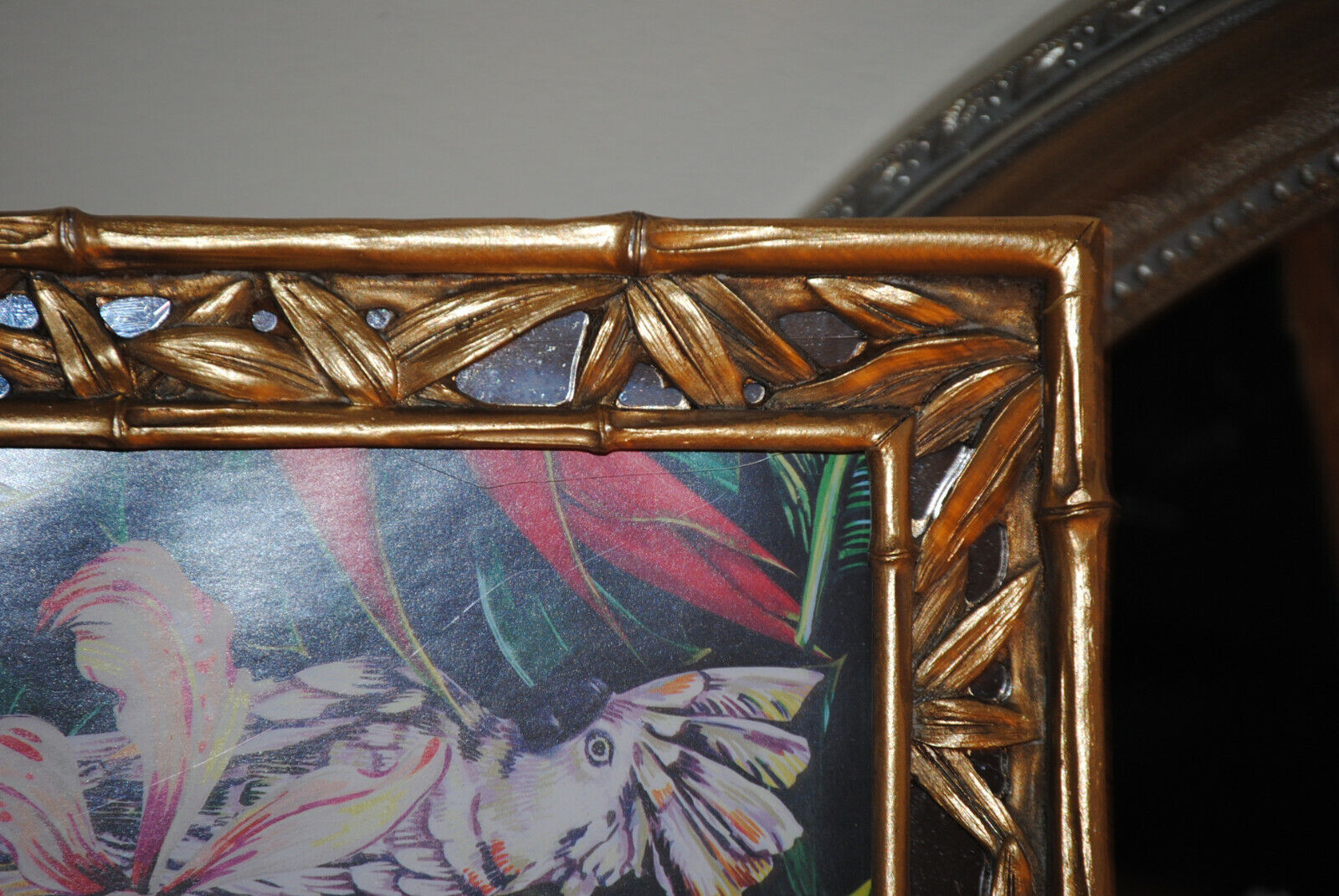 Edel Bilderrahmen 10 x 15 Fotorahmen Blätter Rechteckig Rahmen Gold ...