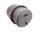 Clipsal 438/32 Fixed Polarity Cord Socket Grey | eBay Australia