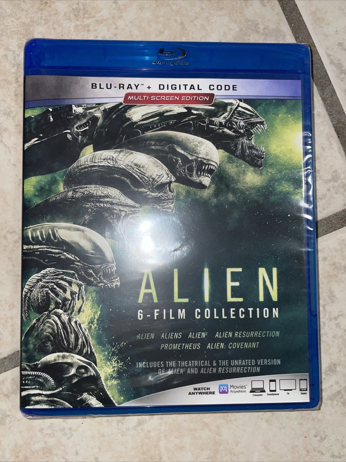 NEW: ALIEN: 6-Film Collection (Blu-ray + Digital) * Factory Sealed ...