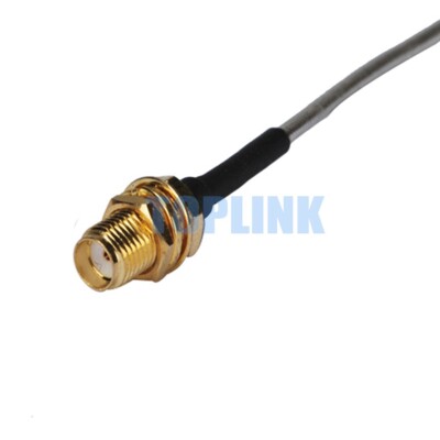 10x SMA Female Bulkhead to Exposed End RG405 0.086" Semi-Flexible Cable ...
