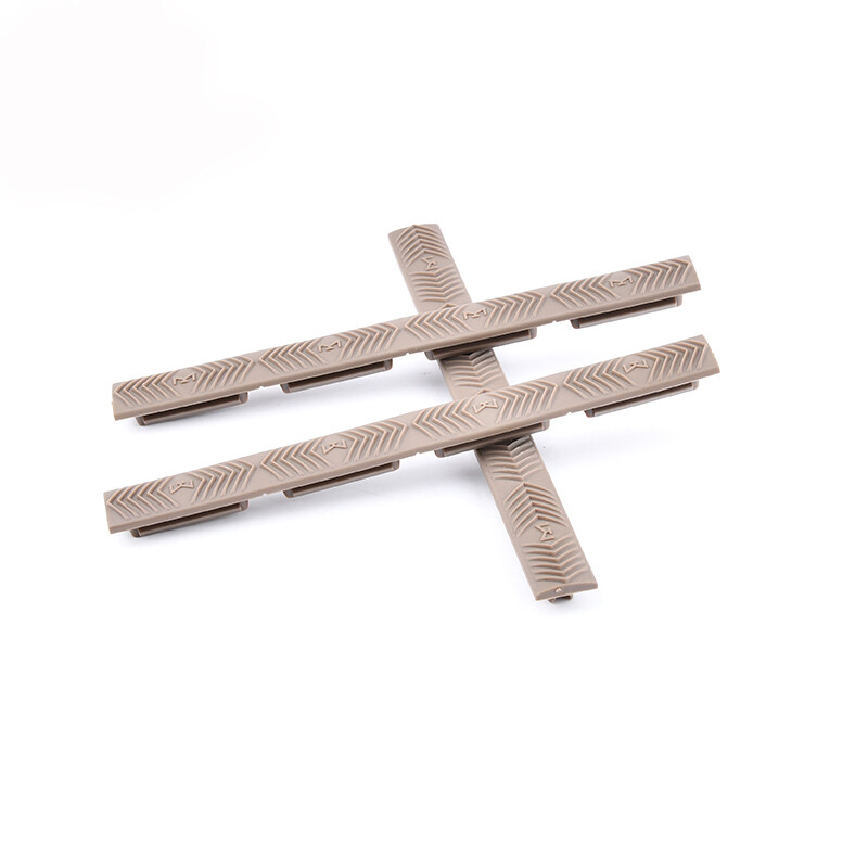 Plastic Rubber Tactical Anti-slip Strip for M-LOK Rail Protector Covers ...