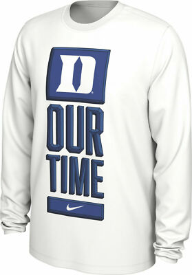 Nike Mens Duke Blue Devils March Madness Our Time Bench Legend ...