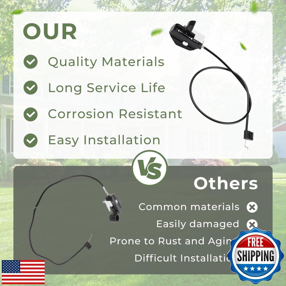 TOSRWGLL 49447 Control Cable Replacement For Agri-Fab Spreader 45-0315 ...