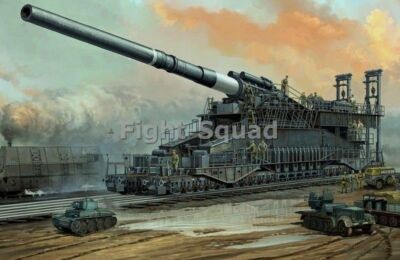 WW2 Picture Photo Giant 80cm German Gun Rail Schwerer Gustav Cannon ...