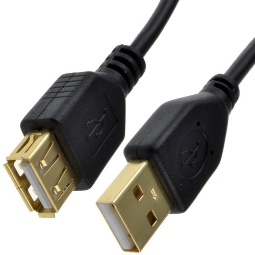 5m USB 2.0 Extension Cable Lead High Speed Plug to Socket for Phone ...