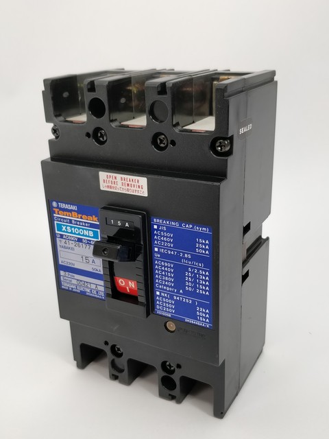Terasaki xs100nb 3-pole tembreak circuit breaker for sale online | eBay