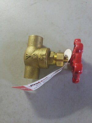 Proline Stop Valve 125 Psi 1/2" Brass Solder | eBay