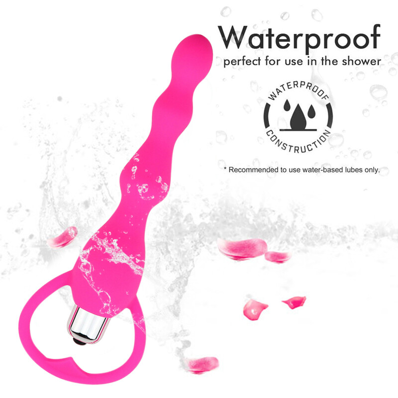 Anal Sex-toys for Women Men Couples Vibrating Butt Plug Bead Adult Toys Massager | eBay