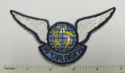 US AIR FORCE 96th CES CIVIL ENGINEERING SQUADRON PATCH Original Vintage ...