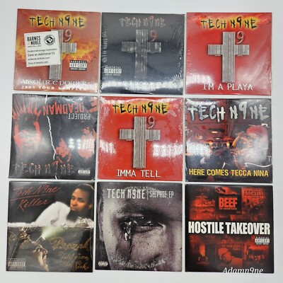 Tech N9ne CD Lot (9) Absolute Power Promo Sampler Single Strange Music ...