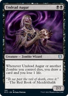 Undead Augur - Commander: Innistrad: Midnight Hunt #130 MTG Magic The ...