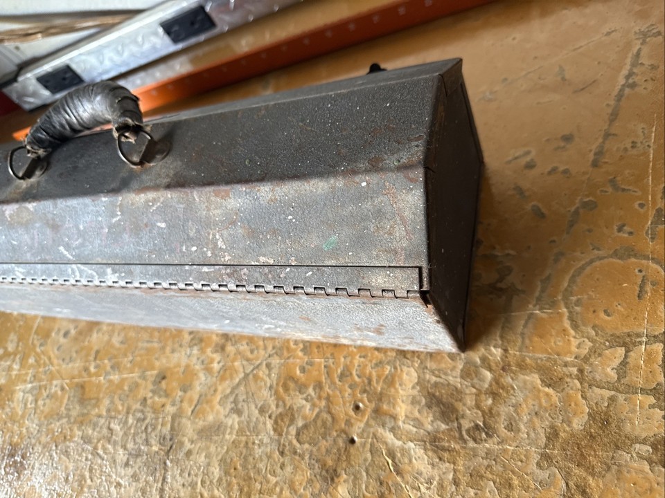 Craftsman Tool Box Tombstone Hip Hand Roof Held Portable Vintage | eBay