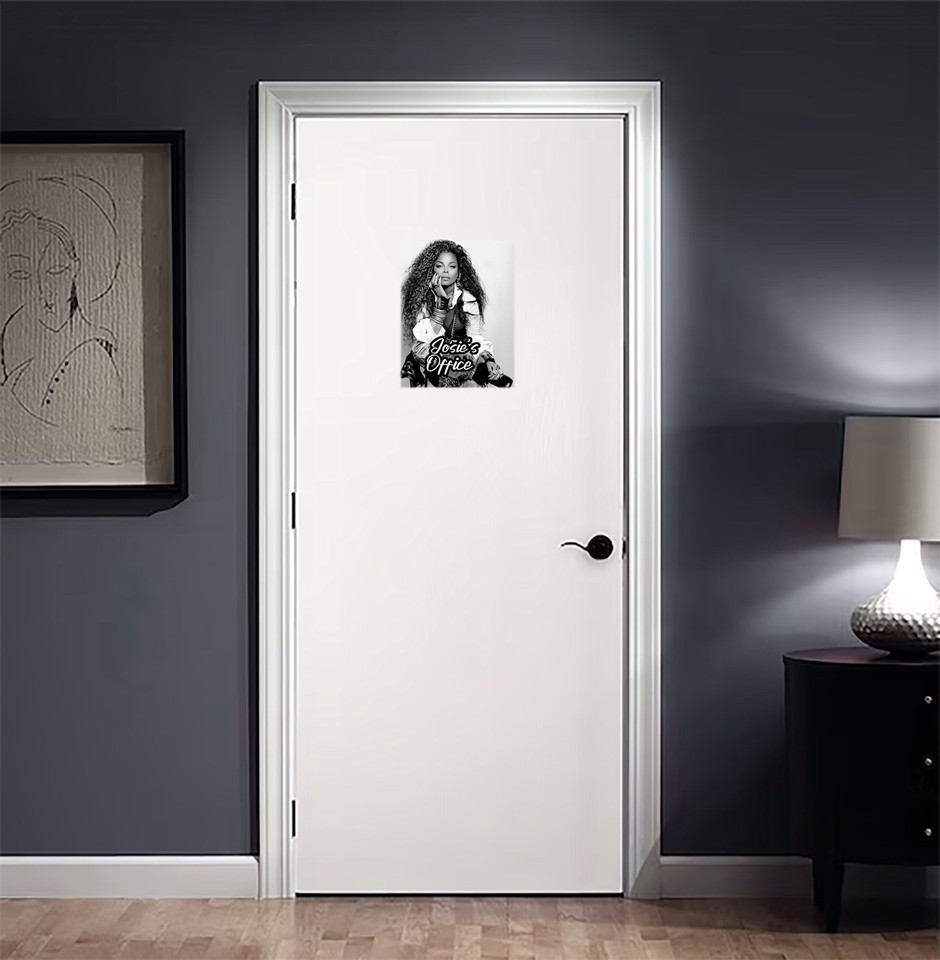 Janet Jackson Personalized Metal Sign 8x10 Wall Art Door Gift Garage ...