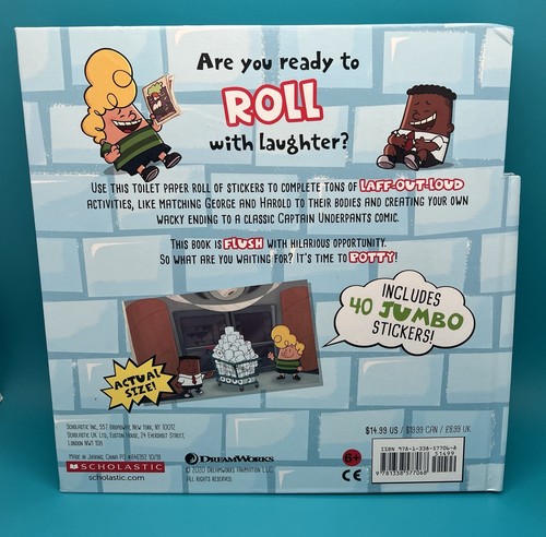 New LET’S ROLL! Sticker Activity Book Captain Underpants TV by Howie ...