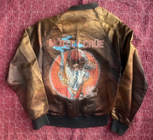 Vintage 1983 Motley Crue Allister Fiend Tour Bomber Jacket Size A Made ...