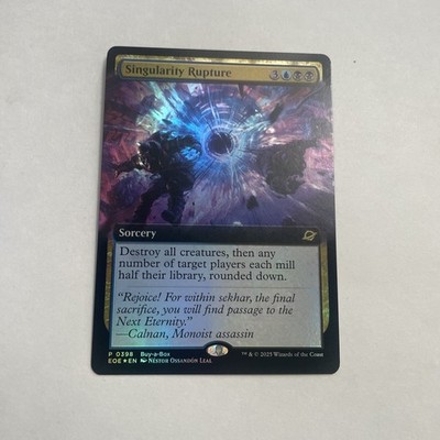 Singularity Rupture X1 EXTENDED ART FOIL-NM/M- Edge of Eternities | eBay