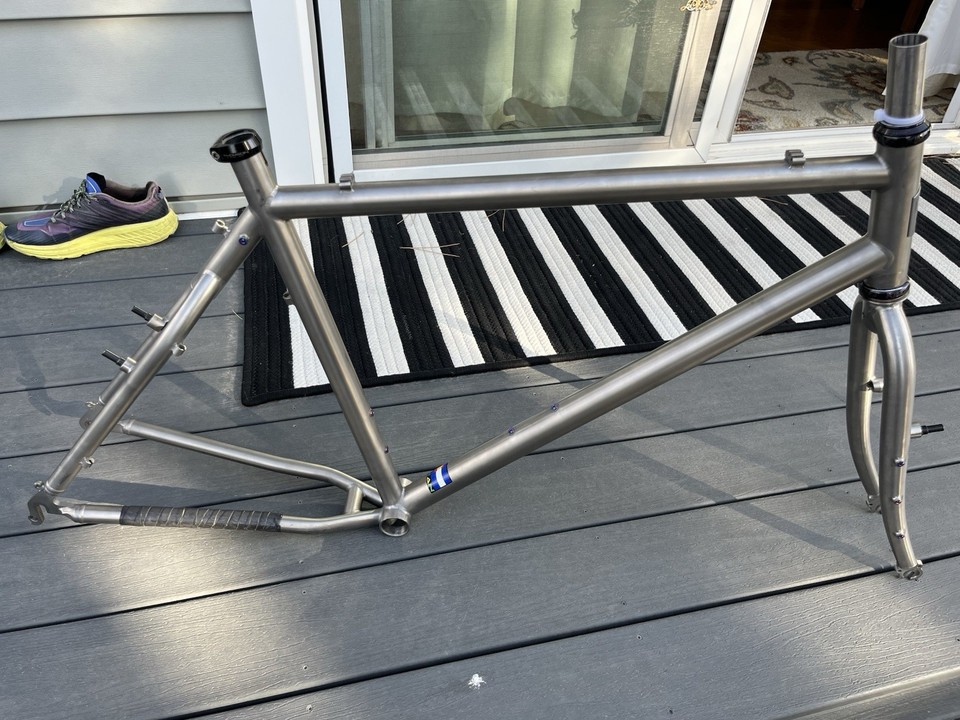Dean Colonel Titanium frame Large. Ti Fork. King, Thomson, rack mounts ...