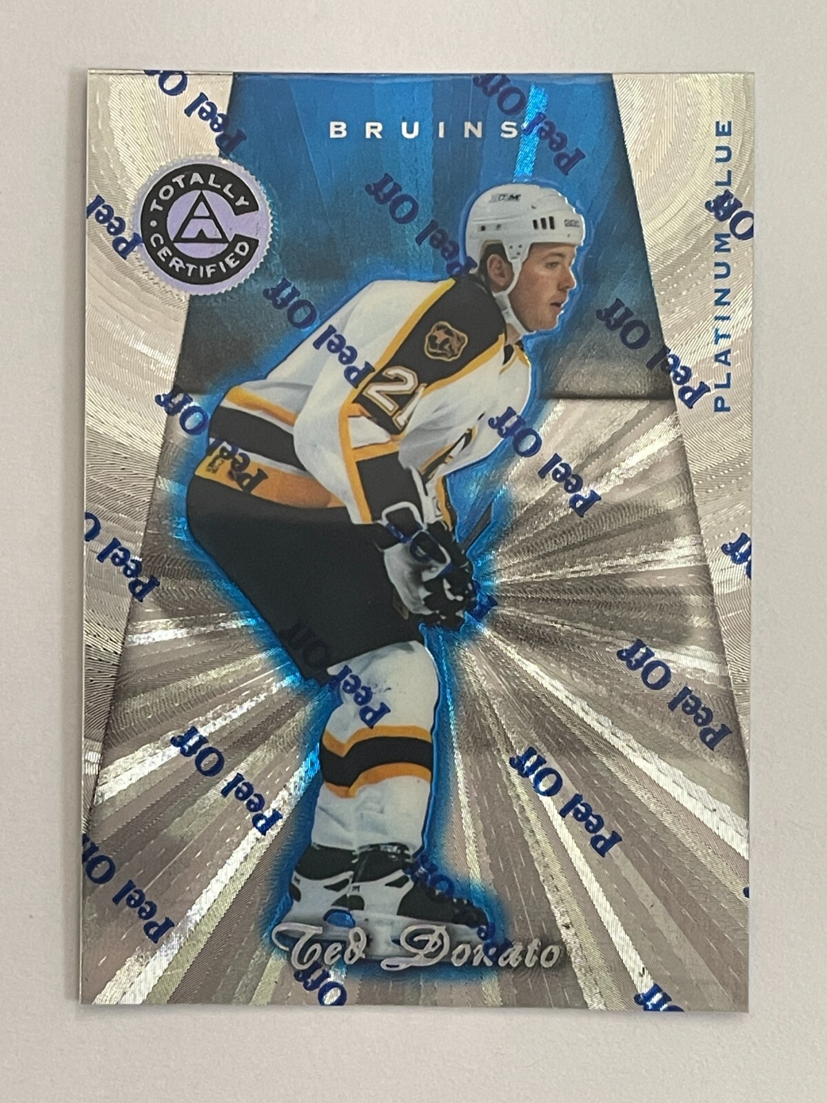 1997-98 Pinnacle Totally Certified - Platinum Blue #87 Ted Donato /3099 ...