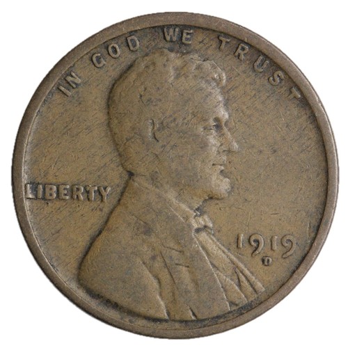 1919-D Lincoln Wheat Cent Penny F/VF Complete Your Album!! | eBay