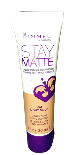 Rimmel London Stay Matte Light Weight Liquid Mousse Foundation 302 ...