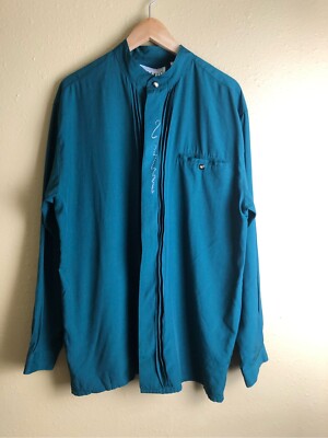 Pronti collection by phita Buttondown Shirt Men's L Green color | eBay