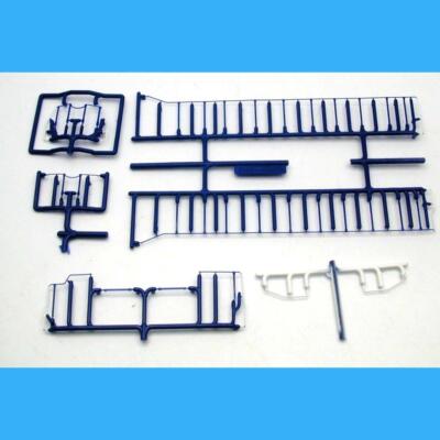 INTENSE MEDIUM BLUE GP40X HANDRAIL SET ATHEARN HO Scale | eBay
