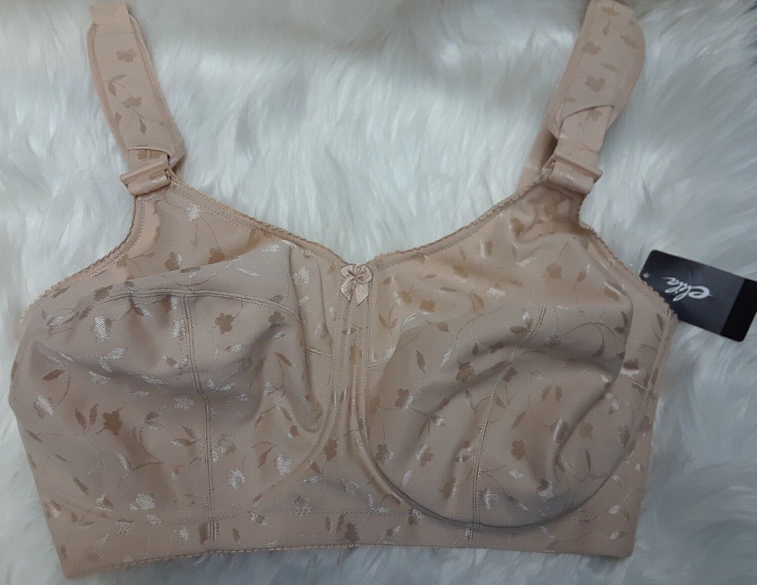 ELILA Jacquard WIRELESS Softcup Bra w/CUSHION Straps 1305 [CHOOSE] *New ...