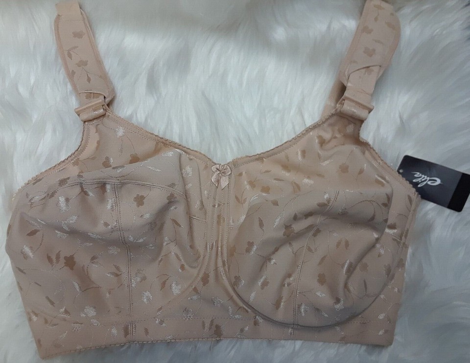 ELILA Jacquard WIRELESS Softcup Bra w/CUSHION Straps 1305 [CHOOSE] *New ...