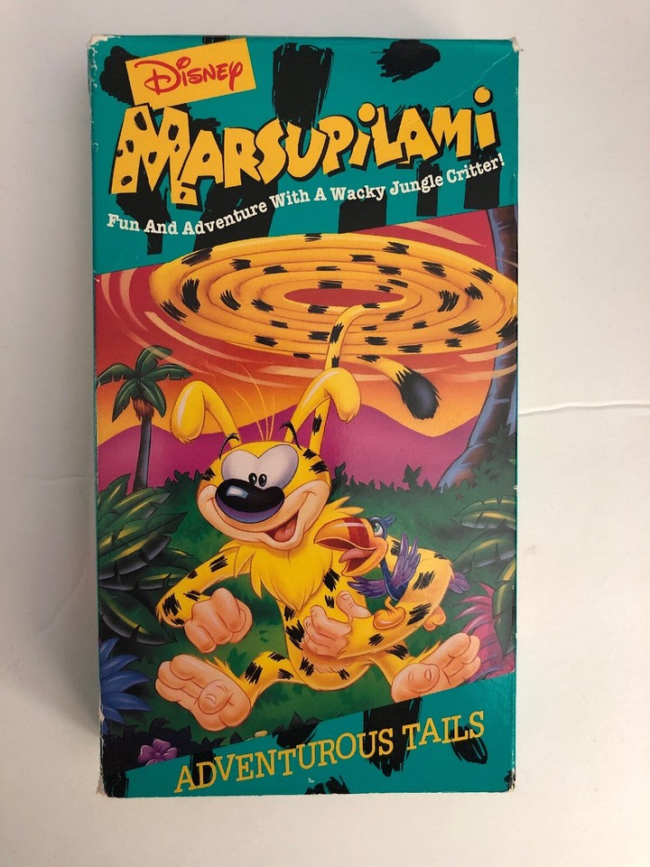 Disney Marsupilami Adventurous Tails VHS-RARE VINTAGE COLLECTIBLE-SHIPS ...