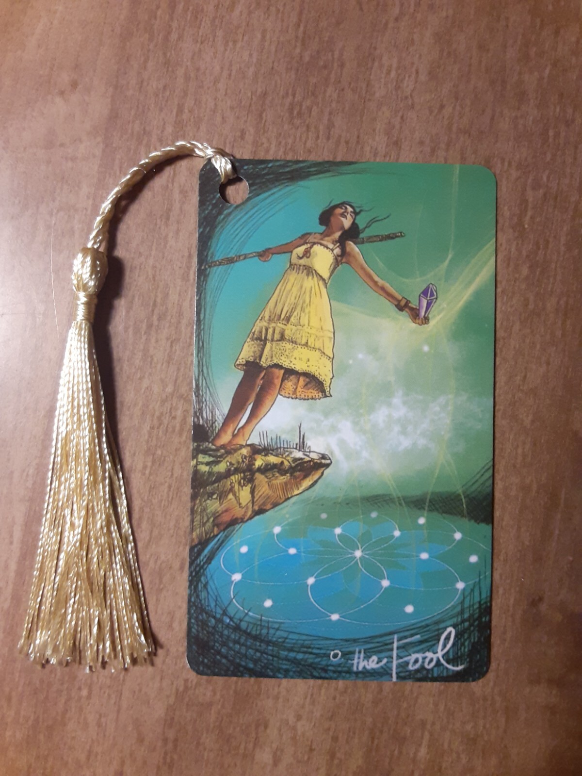 The Fool- Light Seer Tarot Bookmark Oracle Card Art Deck Gift, Purified ...