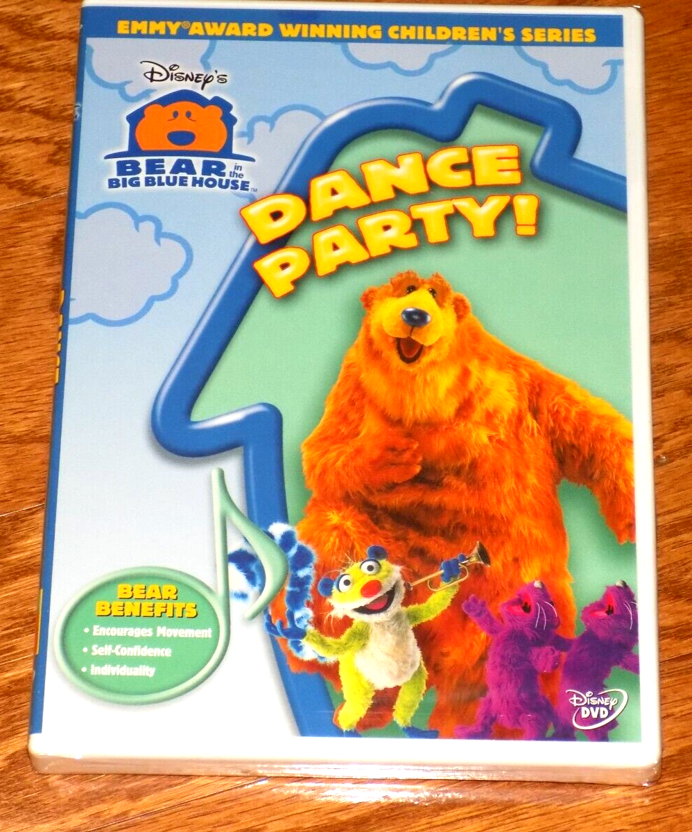 BEAR IN THE BIG BLUE HOUSE DANCE PARTY Disney TV Series CLASSIC DVD ...