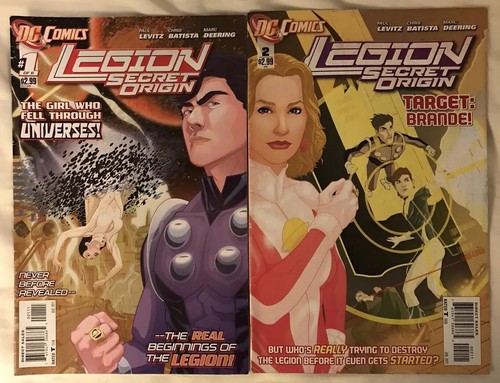 Legion Secret Origin #1 & 2 DC Comics by Levitz, Batista & Deering | eBay