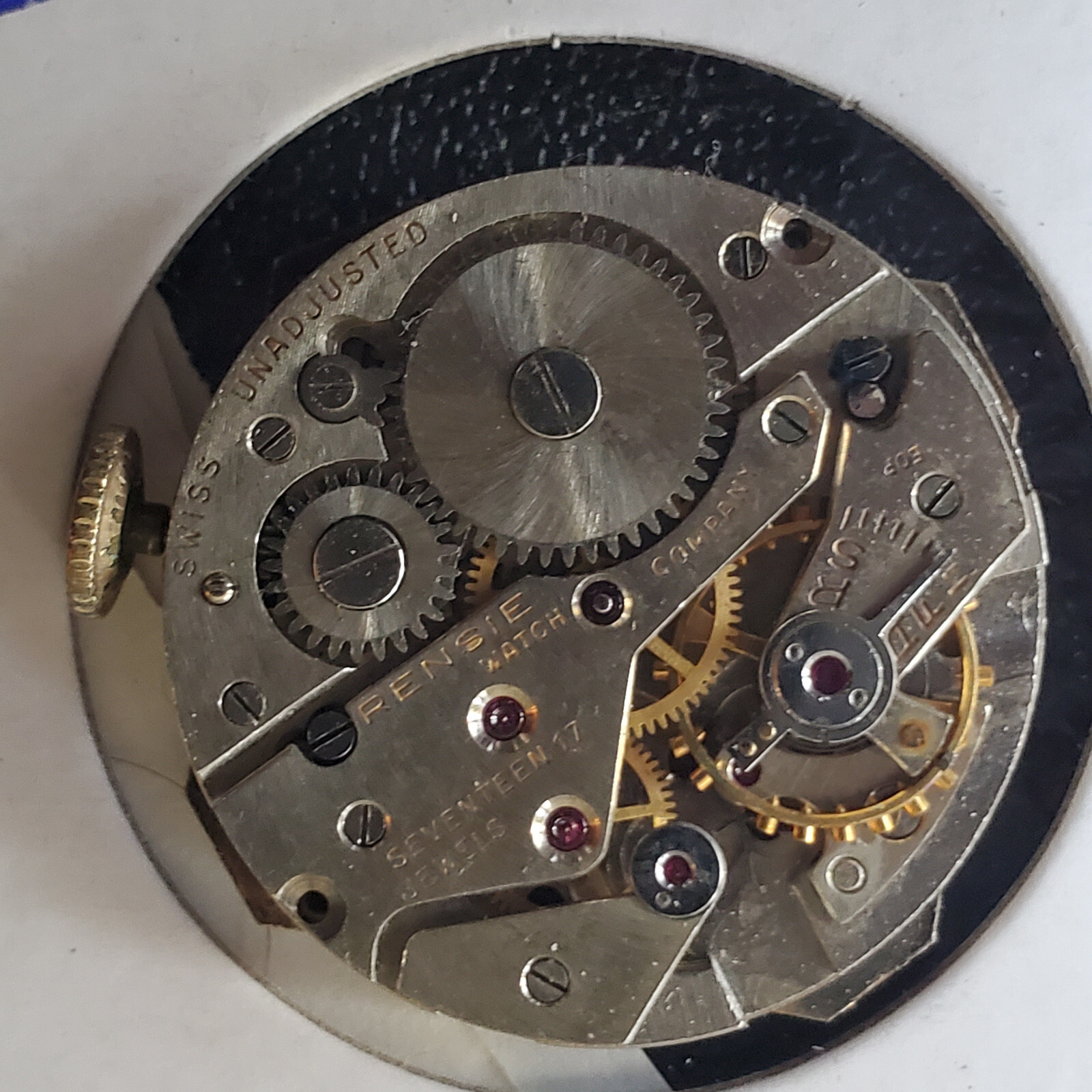 MENS RENSIE WATCH MOVEMENT 17J EOP #407 | eBay