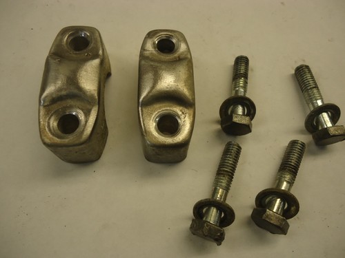 1972 Honda CB100 HANDLEBAR CLAMP HOLDERS BRACKETS upper CL100 SL100 ...