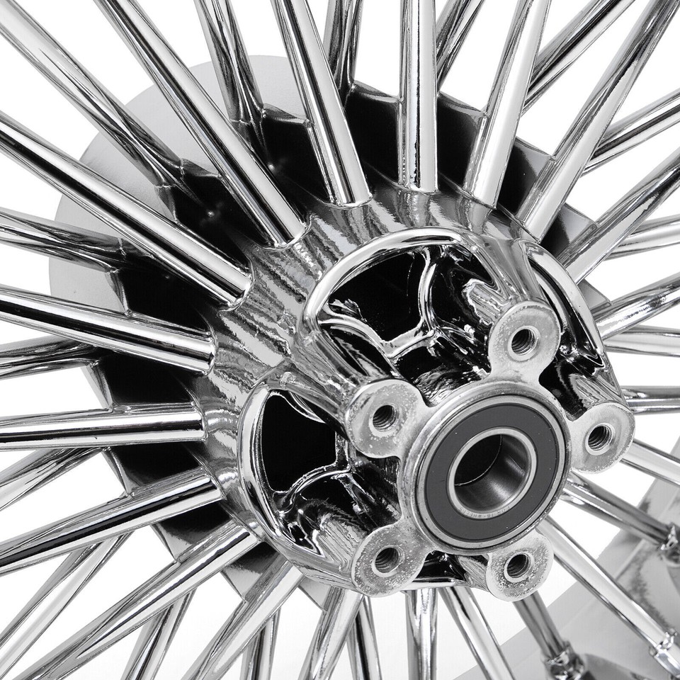 21X3.5 18X5.5 Fat Spoke Wheels Rims ABS for Harley Touring Road King ...