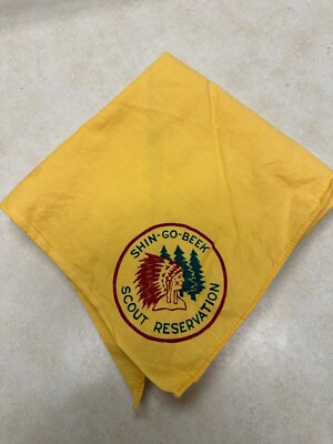Vintage Boy Scout Shin-Go-Beek Scout Reservation Neckerchief | eBay