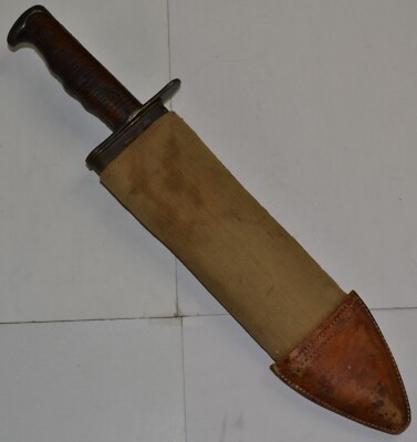World War I WWI US Model M1917 Bolo Knife Plumb St Louis 1918 w/ Sheath ...