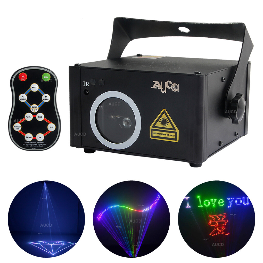 Remote Controller SD Program Animation Scan DMX Projector RGB Laser ...