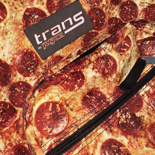 Trans by JanSport Backpack Pizza Print Pepperoni Food Graphic School ...