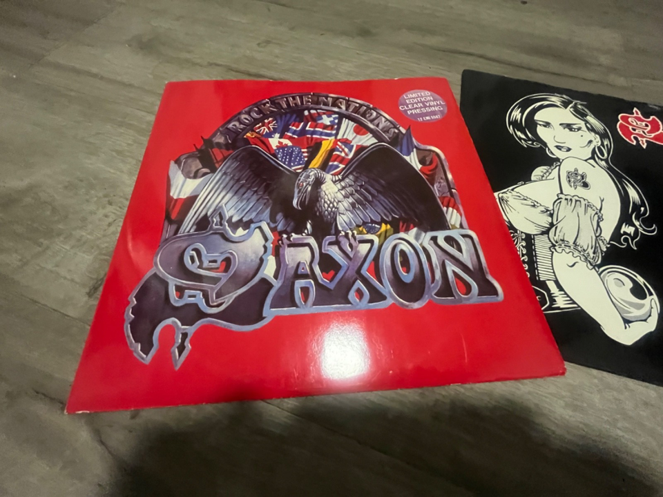 (3x) Original 1980s (Saxon)Vinyl Records | eBay