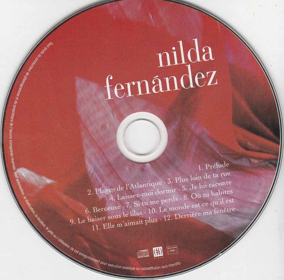 NILDA FERNANDEZ Nilda Fernandez France CD 2010 | eBay