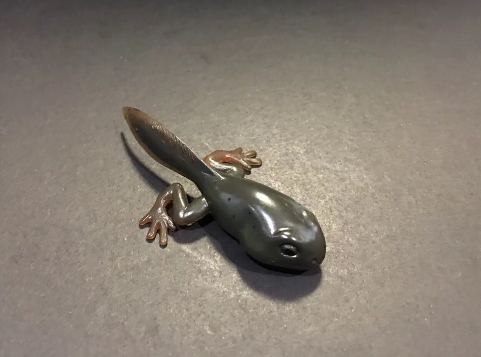 RARE Yujin Japan Exclusive Japanese Brown Frog Tadpole Animal Figure B ...
